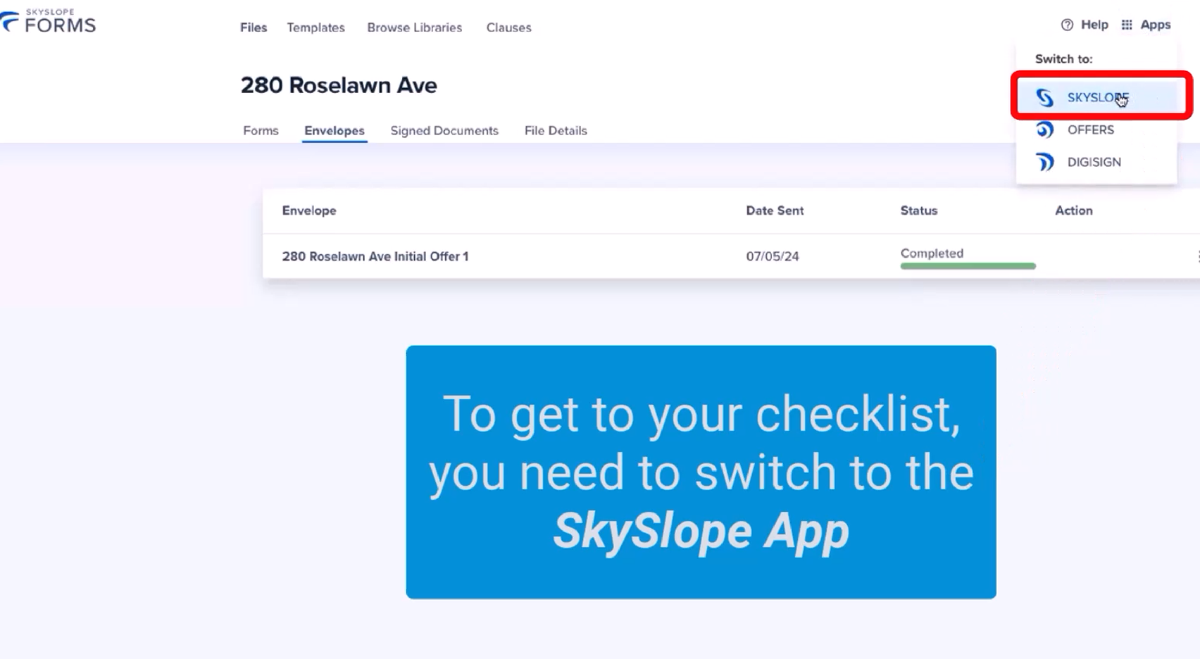 How do I view my transactions and Deals Checklist in SkySlope? – Zolo ...