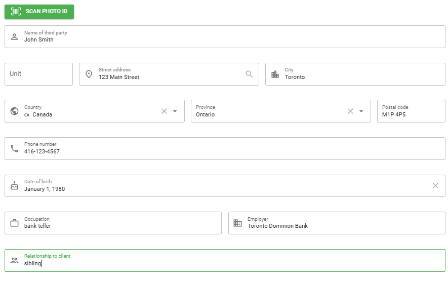 How to Disclose a Third Party (Individual) on the Individual Identification Information Record ...