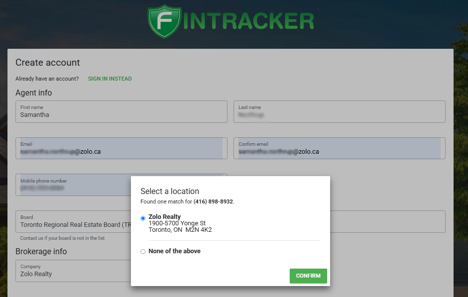 How do I Sign in to Fintracker for the First Time? – Zolo Canada