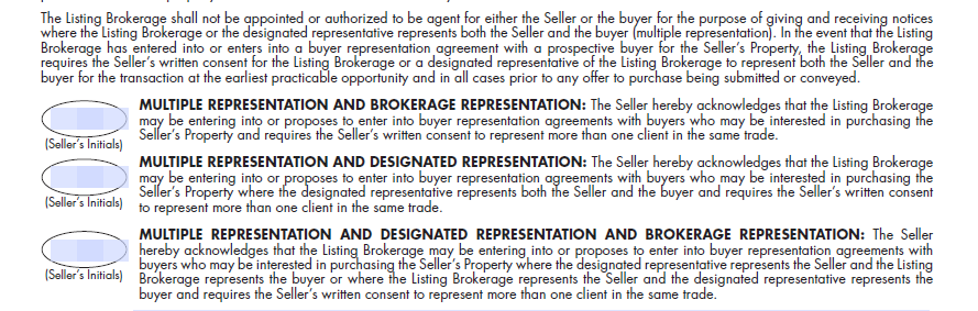 How do I Complete Form 325 - Multiple Representation, Seller ...
